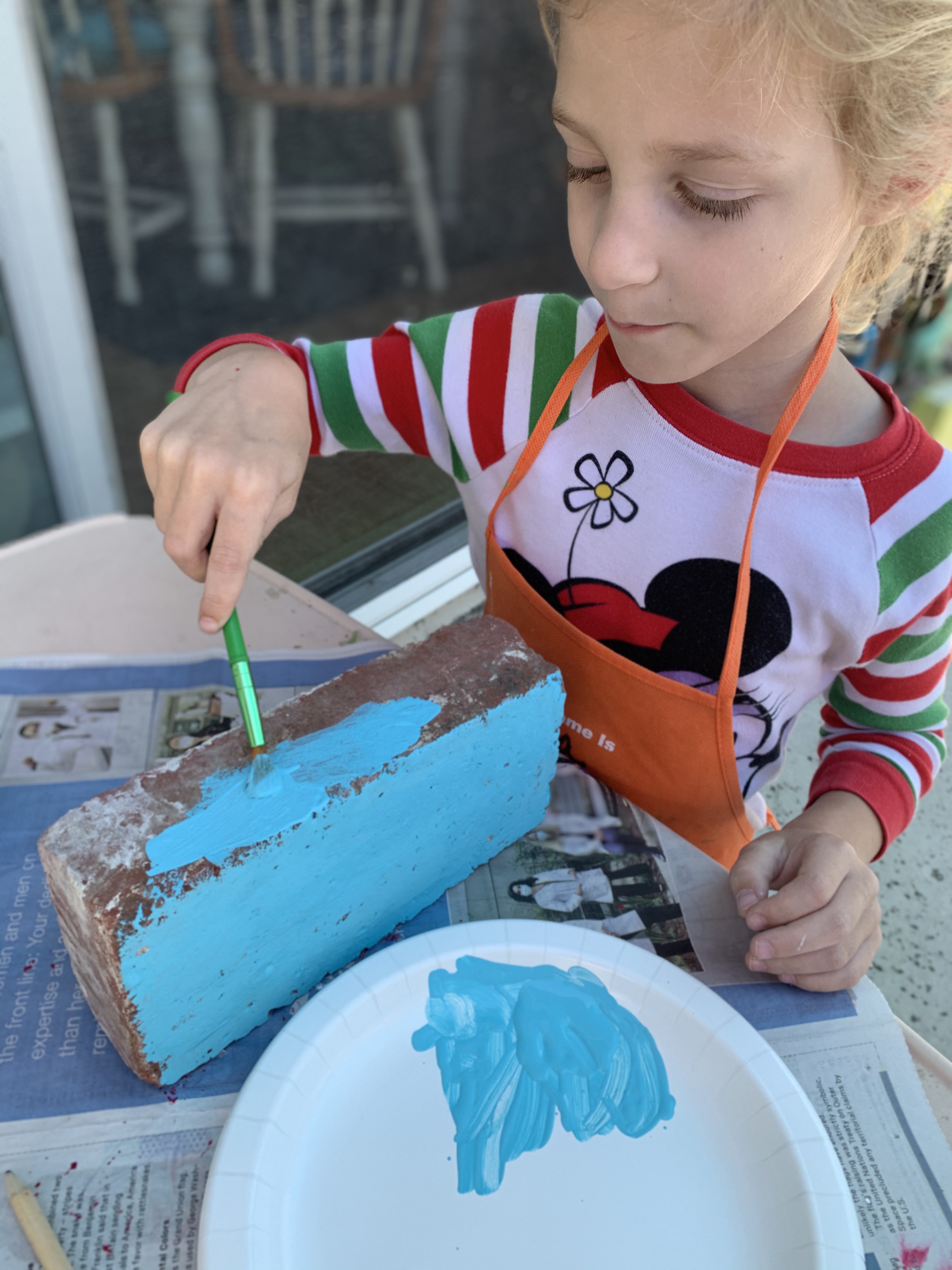 Magical Painted Brick Books – Castles, Characters, and Crayons